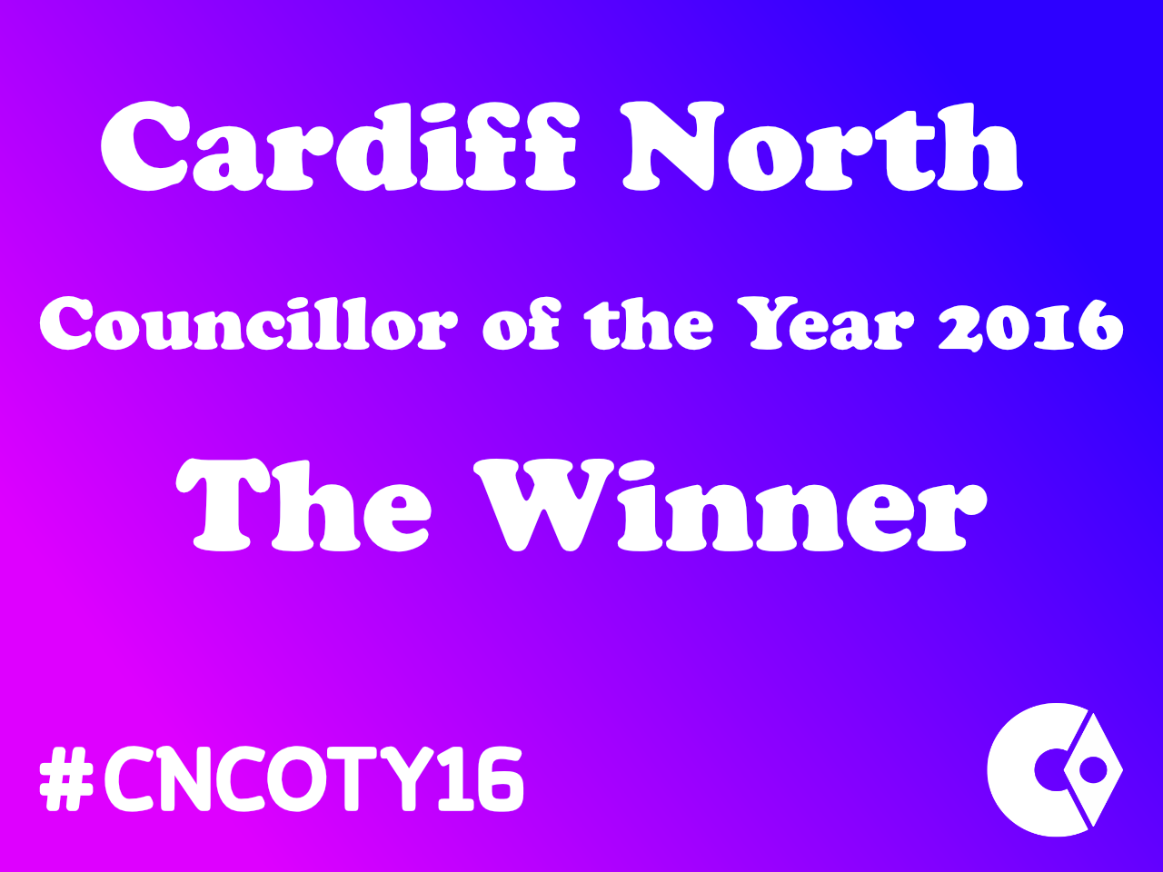 Cardiff North Councillor of the Year 2016 – The Winner – My Cardiff North